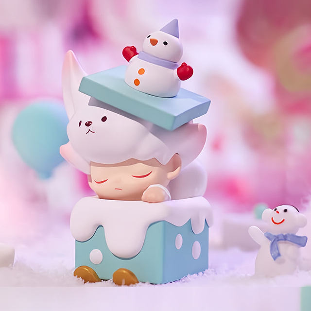 POPMART DIMOO Christmas series blind box figures trendy desktop ...