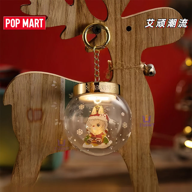 POPMART LABUBU series cute Christmas pendants labubu blind box trendy gifts