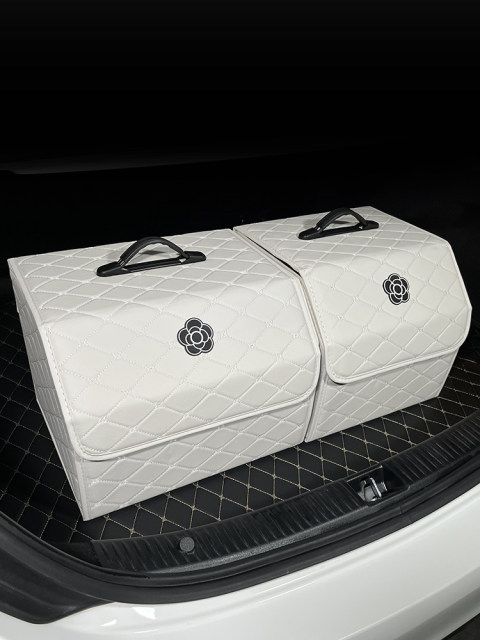 Car trunk high-end storage box foldable car storage box organizer box ...