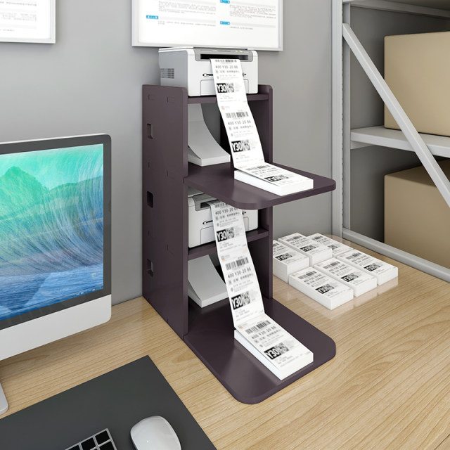 Desktop express printer rack e-commerce thermal paper barcode placement ...