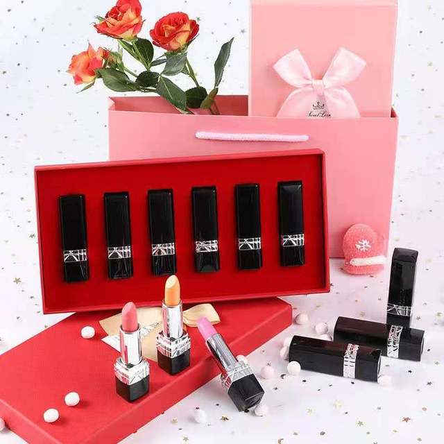 Lipstick chocolate edible lipstick candy children's candy gift box with ...