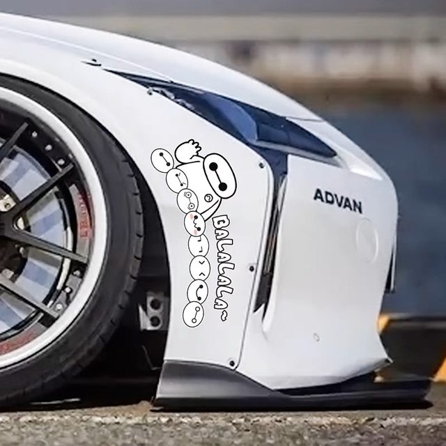 Car stickers wheel eyebrow decorative stickers cartoon scratches cover ...