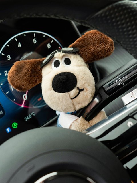 Cars -blocking decorative steering lights, puppet wiper wiper doll car ...