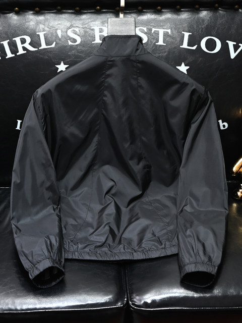Spring and autumn new vertical jackets Men's European station tide ...