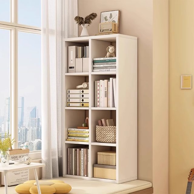 Children's plaid cabinet landing bookcase combination storage cabinet ...