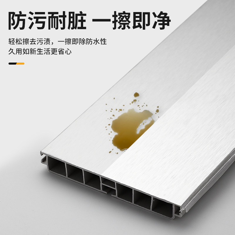 Xido Aluminum Plastic Skirting Board - Kitchen Cabinet & Floor Trim