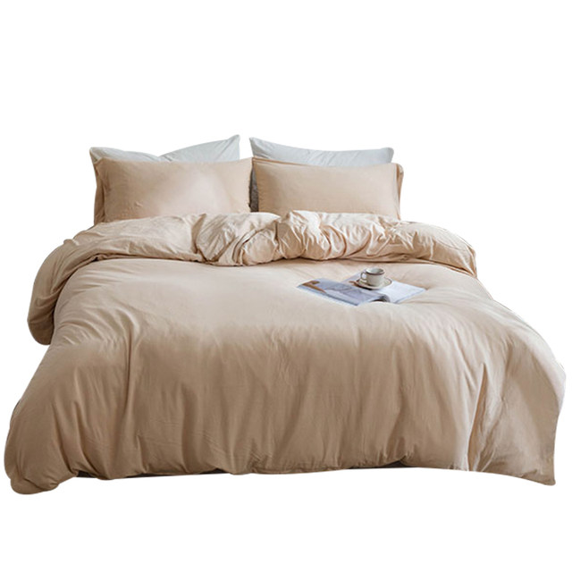 MUJI genuine Japanese-style pure cotton four-piece set 100 simple skin ...