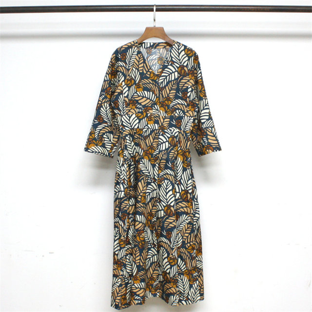 23 Spring and Summer New M@X Printing Mianfu Silk Vedic Dress Seven ...