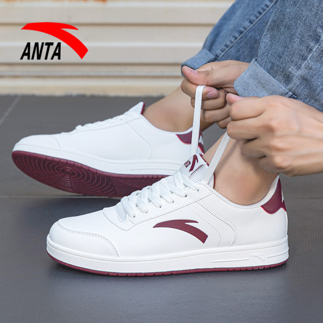 Anta Men's Shoes Winter New Low-top Casual Shoes Lightweight Breathable Shoes Official Flagship ...