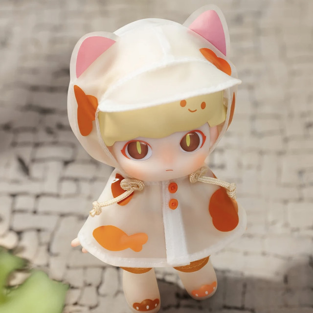 DIMOO forest little fox raincoat kitty bear pilot Dumbo movable figure ...