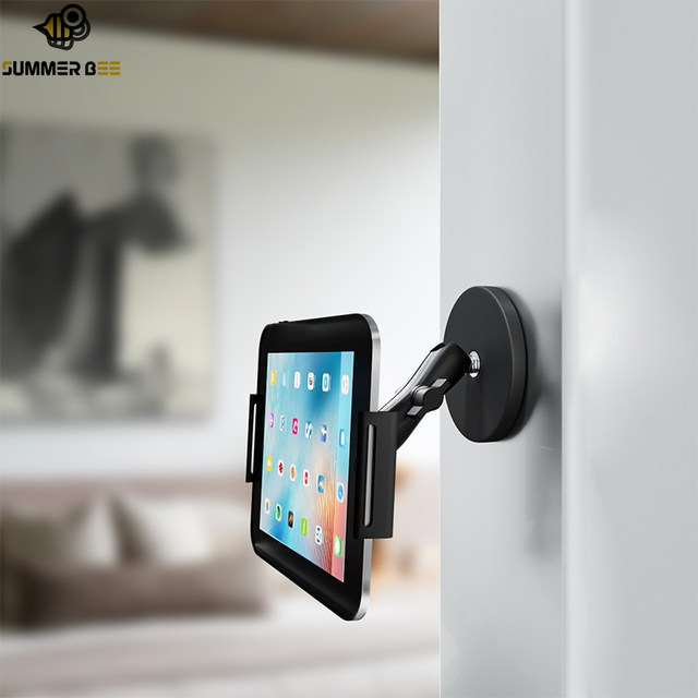 Magnetic tablet stand fixed shooting charging gym warehouse shelf ...