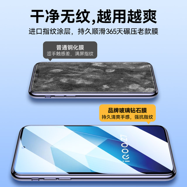 Suitable for iqooneo9 tempered film iqooneo8pro hydrogel film vivo mobile phone frosted iqoonoe7 ...
