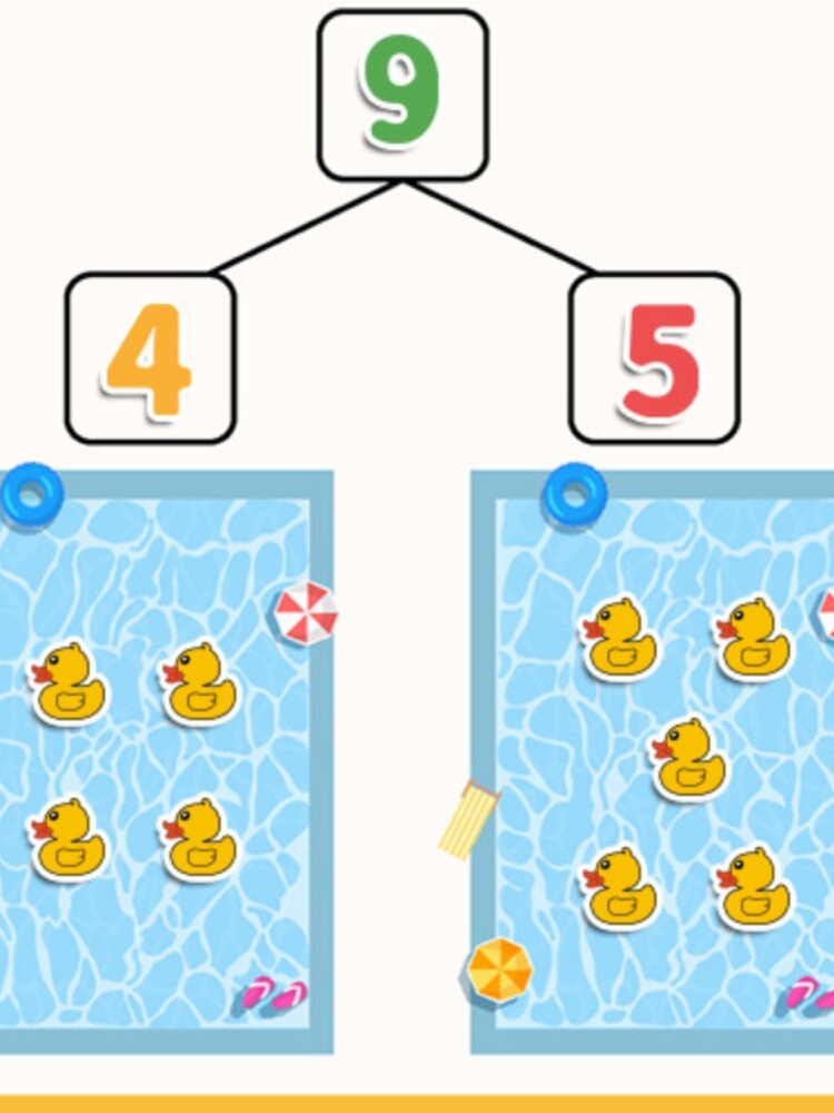 Tableau magnétique de décomposition de nombres de disques magnétiques à ...