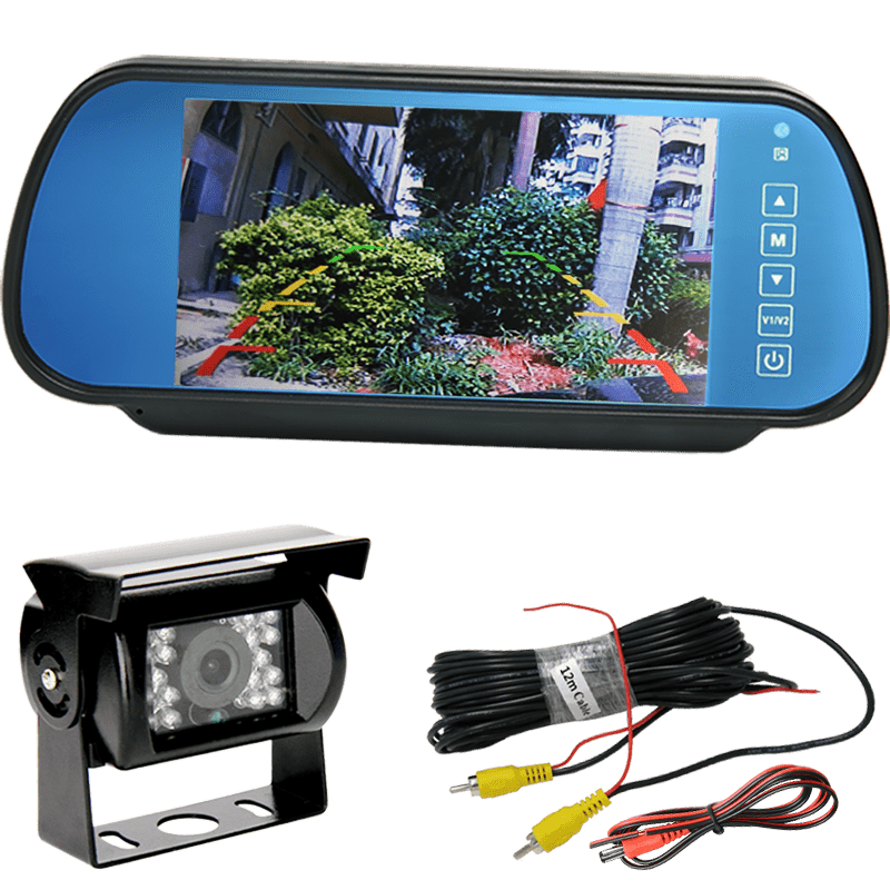 Jieshen's New Large Truck and Small Car Rear View Visual Radar Night ...