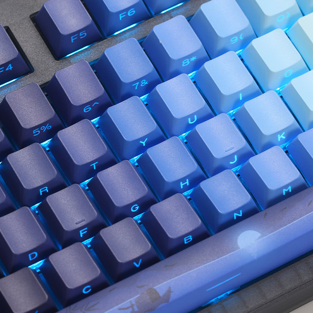 Zohe ZH980 Haiyue Side Engraved Mechanical Keyboard Wired Wireless Bluetooth Customized Girls ...