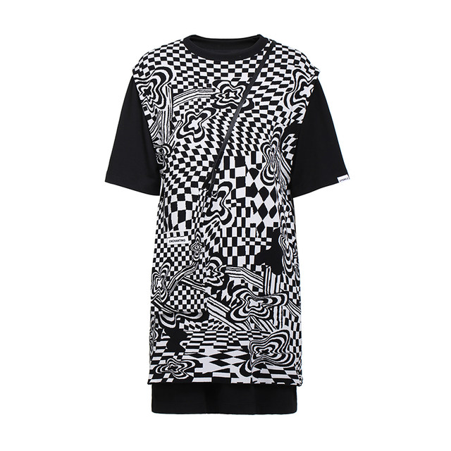 Black label series Ou Shili shoulder bag knitted dress women's winter ...