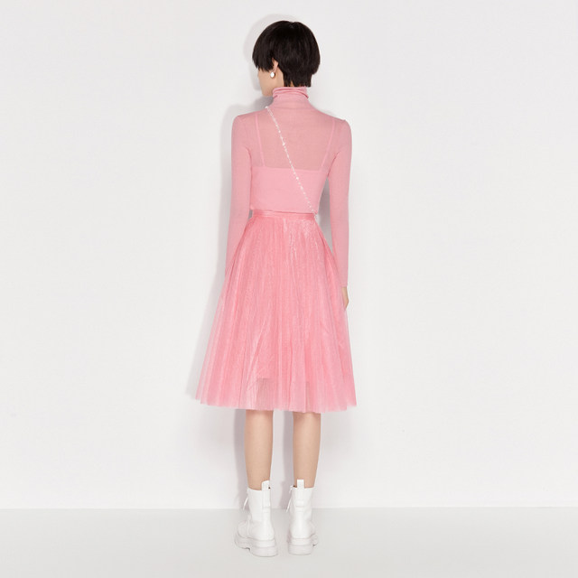 ochirly Ou Shili Qiu assembled shoulder bag sweater skirt suit 1WH1155710