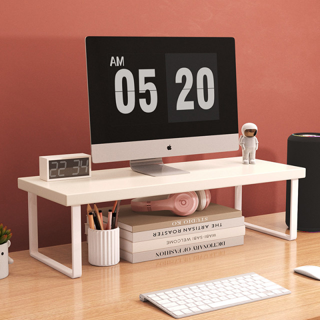 Desktop computer monitor elevated display screen base raised bracket ...