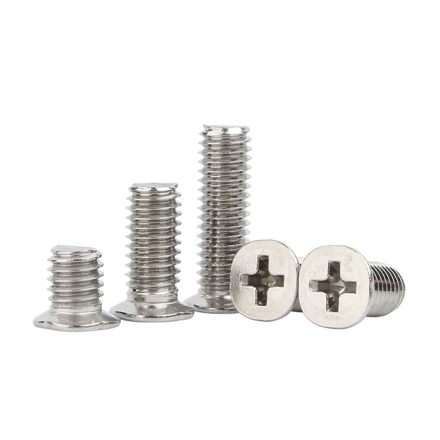 304 stainless steel cross small countersunk head screws flat head ...