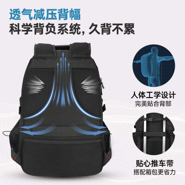 SWICKY backpack men's large capacity travel bag business trip backpack ...