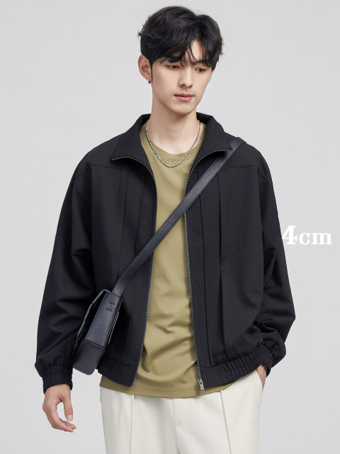 2023 new autumn Japanese style retro light luxury twill textured jacket ...