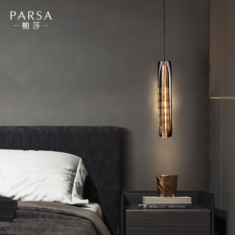 Pasha Copper Crystal Chandelier - Postmodern LED Bedroom & Dining Light