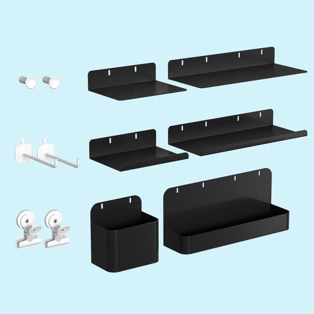 Fukaixiang library bookshelf hole board accessories household steel ...