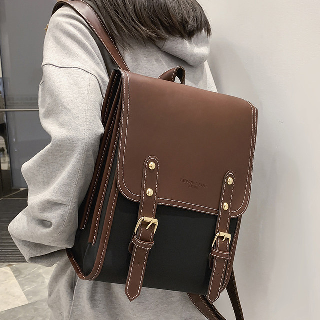 Backpack for women's retro British college style backpack trend 2025 ...