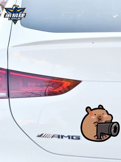 Kapibala Capybara joint work with reflective electric motorcycle car ...