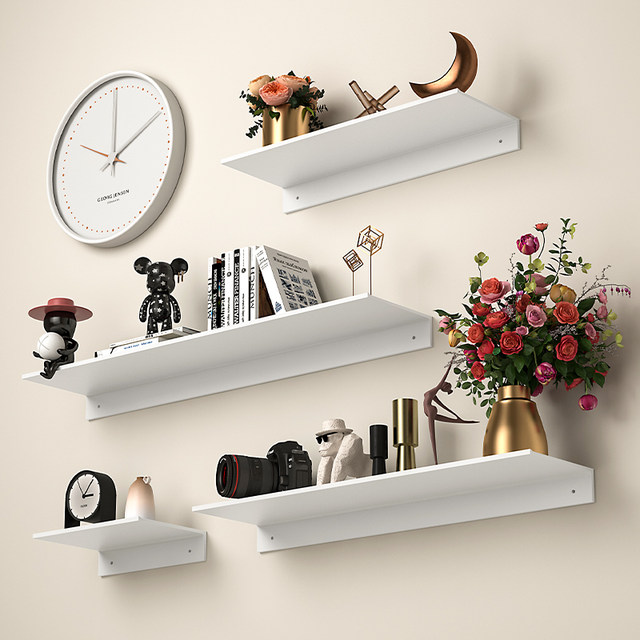 Shelf without punching, living room wall decoration, wall hanging ...