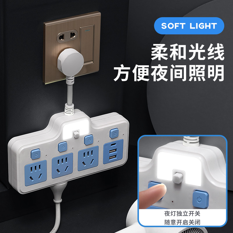 Lepus Copper Socket with USB Ports - 10 Outlets with Switch