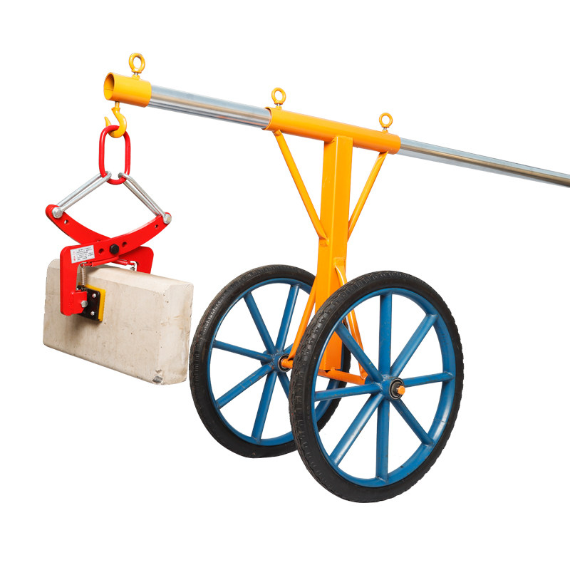 Curb stone clamp handling and installation