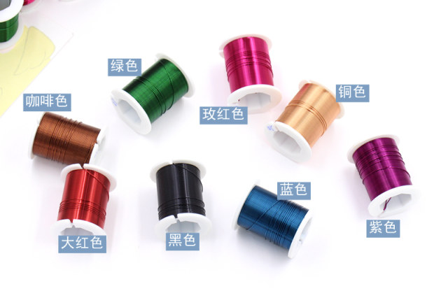 Pure copper enameled colored thin copper wire diy handmade suona reed ...