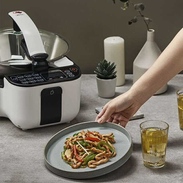 Jiesai automatic intelligent cooking machine intelligent cooking pot ...