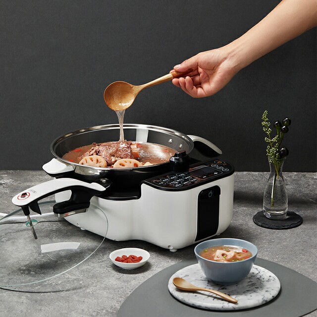 Jiesai automatic intelligent cooking machine intelligent cooking pot ...