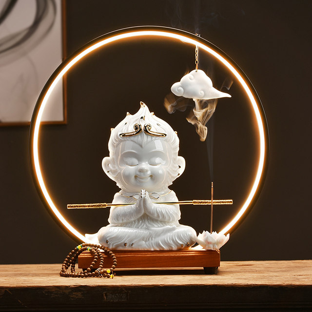 Sun Wukong big decoration ceramic beauty monkey monkey king monkey home ...