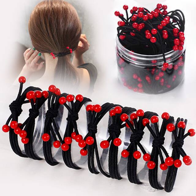 High elastic simple head rope rubber band hair ring female tie hair ...
