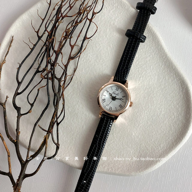 Women's watch, small and exquisite, retro waterproof, simple ...