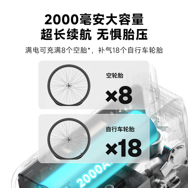 Xiaohou's new pocket air pump brushless smart mini bicycle electric ...