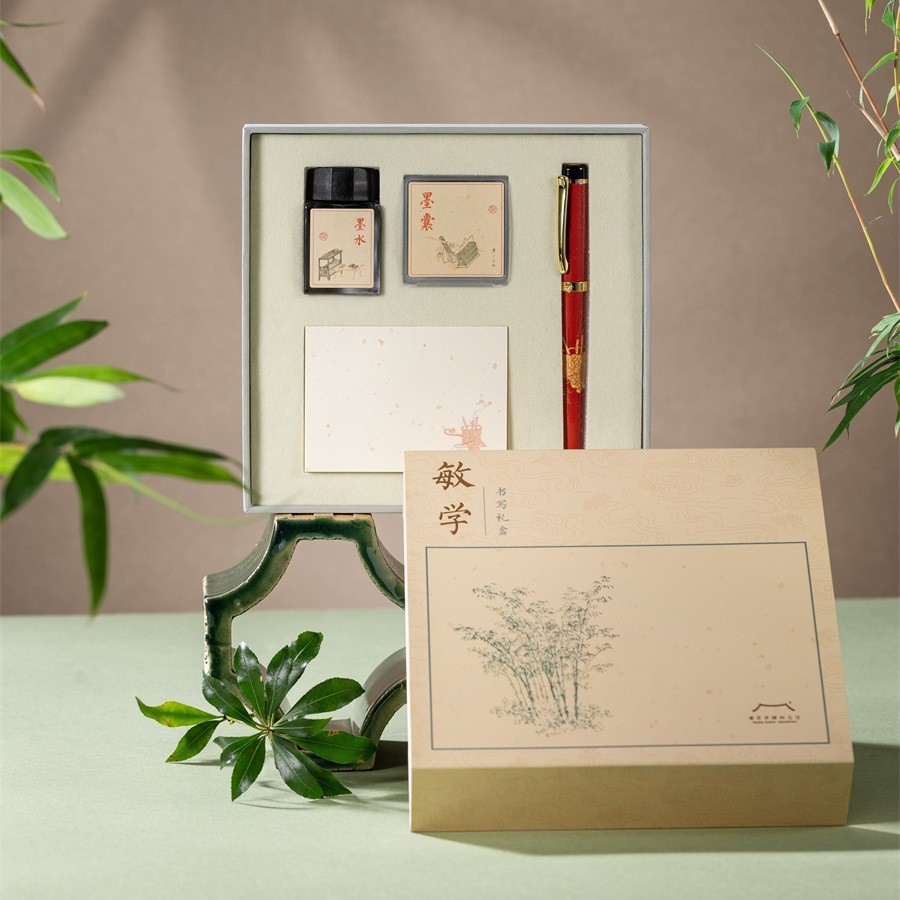 صندوق هدايا قلم wenchuang minxue من متحف نانجينغ لممارسة الخط - هدية ...