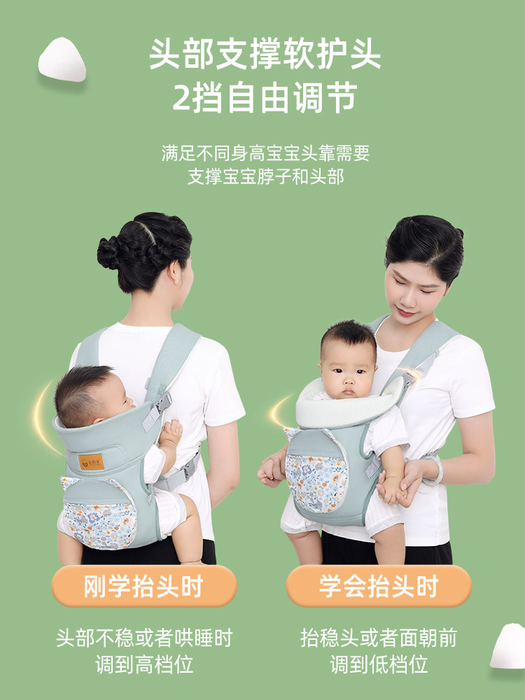 Aiyuanmei Baby Carrier - Horizontal & Front Hug, Lightweight ...