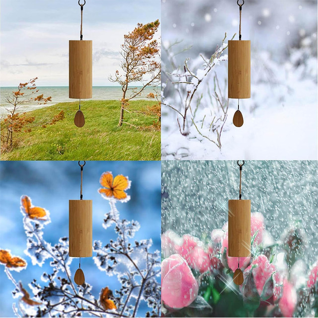 Four seasons polyphonic wind chime healing meditation yoga sound ...