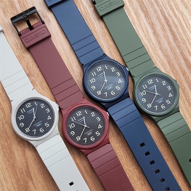 CASIO Casio watch male and female student examination mq24uc-8b small ...