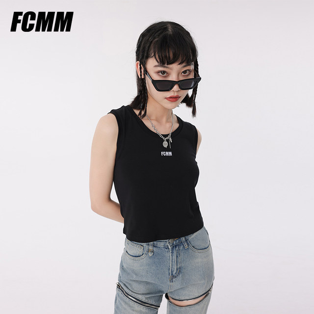 FCMM spring and summer tide brand loose pure cotton American design sense short -sleeved couples ...