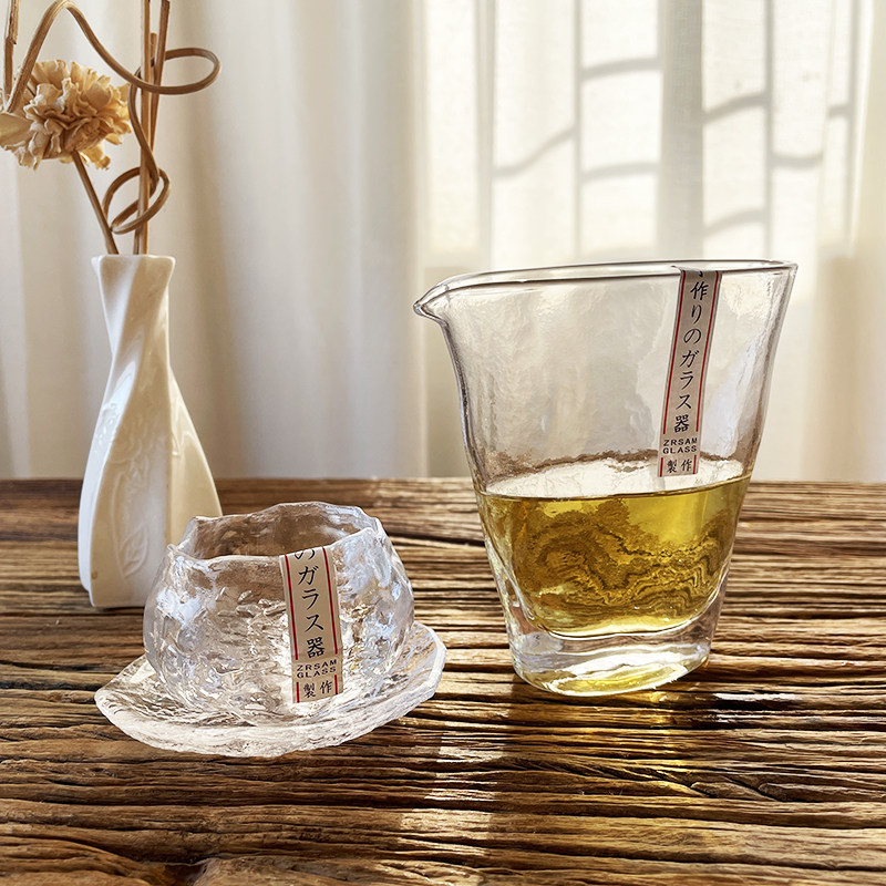 Verre à saké japonais en verre massif - Verre à shooter uni