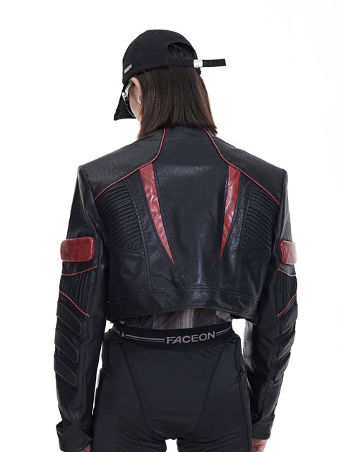 Today's Youth FACEONLAB RUSH Speed Locomotive Leather Jacket Original ...