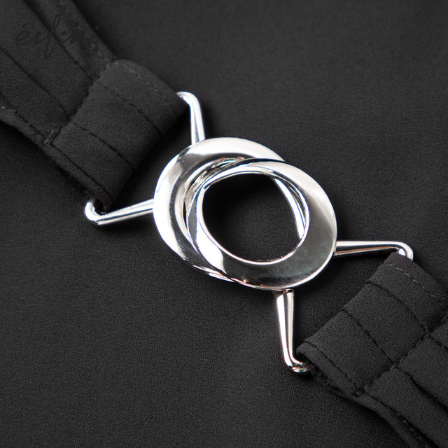 Evili V -neck Break, waist waist temperament dress 2024 autumn dress ...