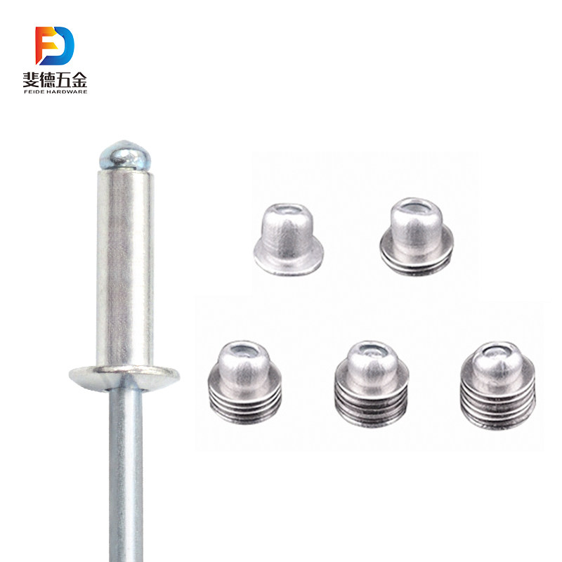 Aluminum Rivets - Round Head Open Type Pull Rivets Willow Rivets