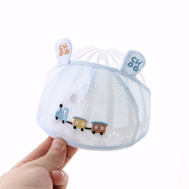Baby hat, summer thin fontanel cap, summer baby braised door, newborn ...