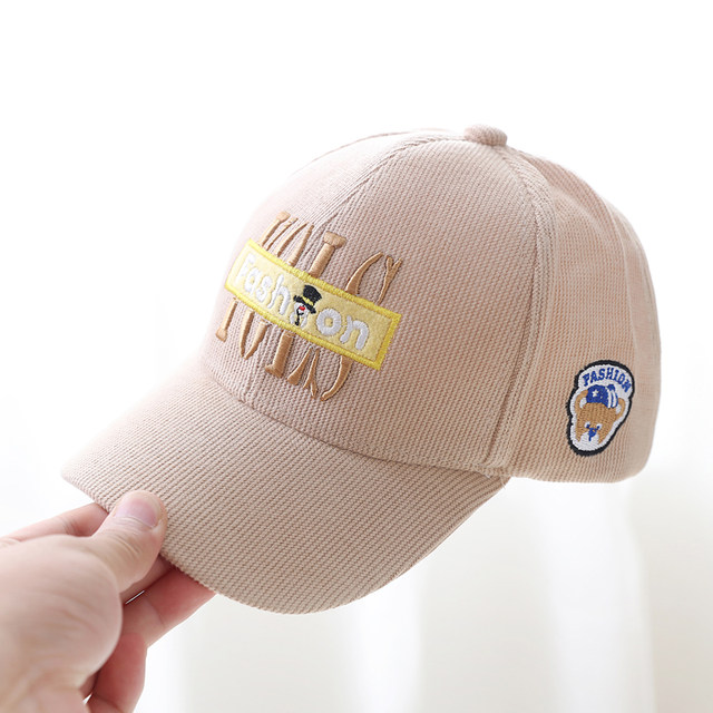 Children's hats spring and autumn baseball caps Korean style versatile ...